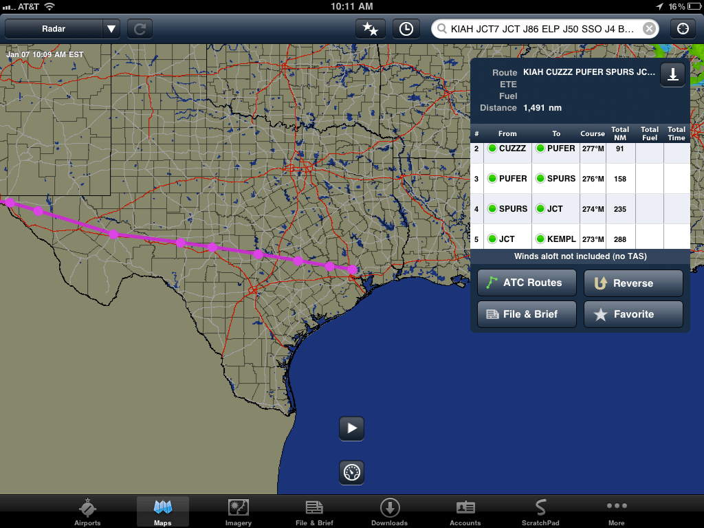 Enhanced Route Weather and Winds Aloft Calculations - ForeFlight Blog
