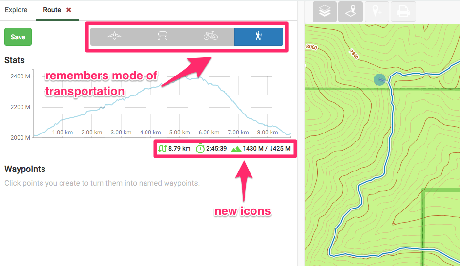 Web Updates - Better Routing, Enhanced Details Page - Gaia GPS
