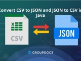 Convert Csv To Json And Json To Csv In Java