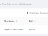Running Python In Powershell Universal