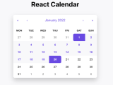 React Calendar Build And Customize A Simple Calendar Logrocket Blog