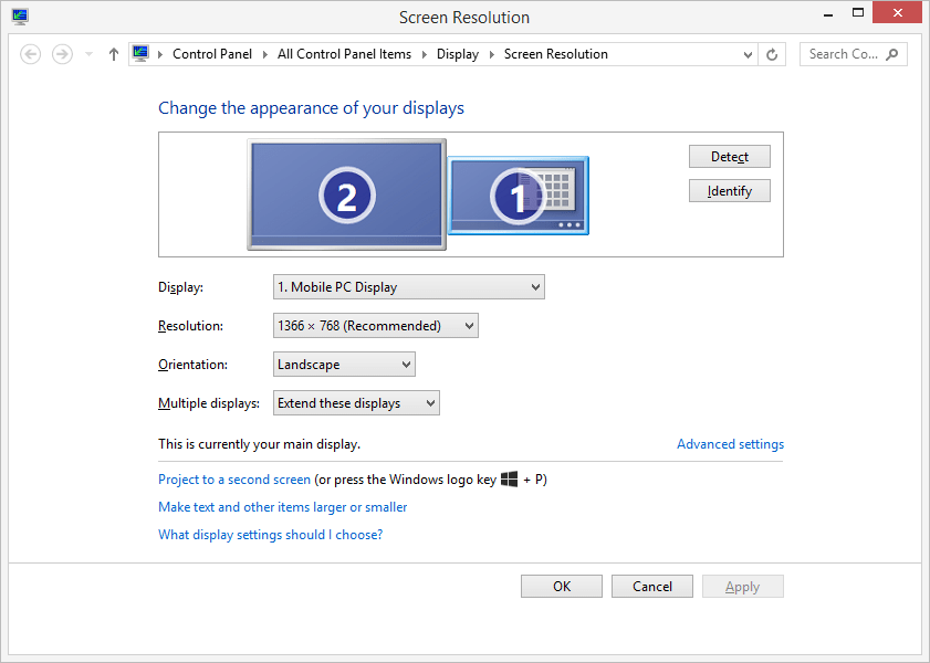 How to switch left or right for extended monitor | MD