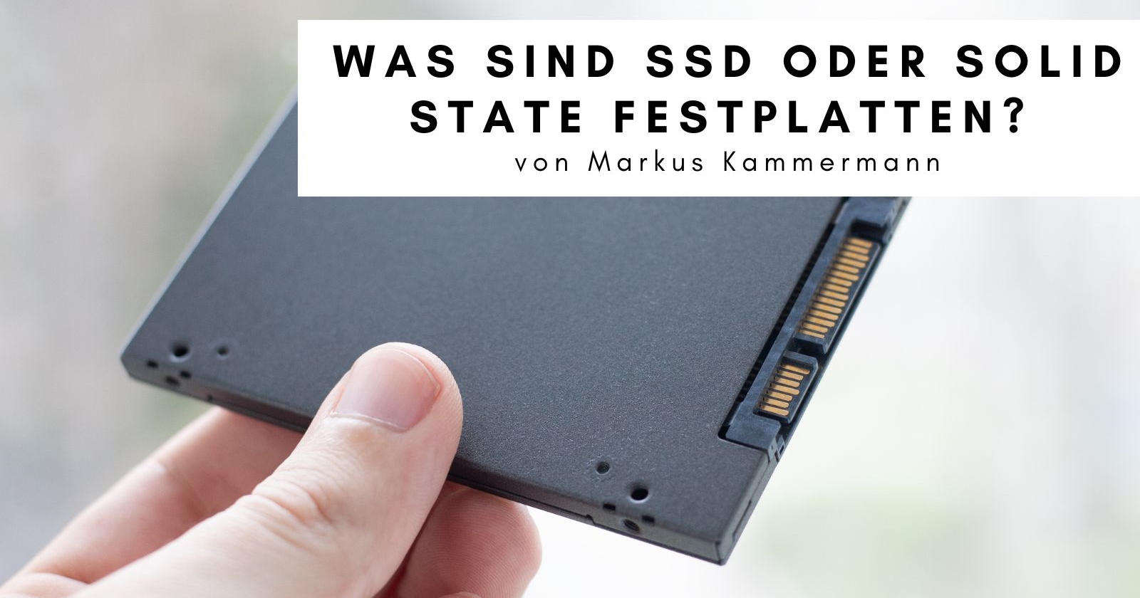 Was sind SSD oder Solid State Festplatten? • mitp blog
