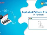 Alphabet Pattern Programs In Python Newtum