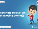 Concatenate Two Lists In Python Using Extend Newtum