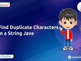 Java Program To Find The Duplicate Characters In A String Newtum
