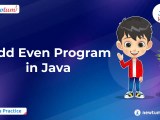Odd Even Program In Java Newtum