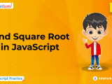 Find Square Root In Javascript Newtum