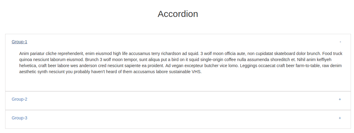 How to create custom accordions using jQuery? | Openweb Solutions – IT ...
