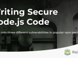 Writing Secure Node Js Code Danny Grander Risingstack Engineering