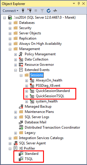 XE Profiler - the new feature available in SSMS v17.3 - SQLTerritory.com