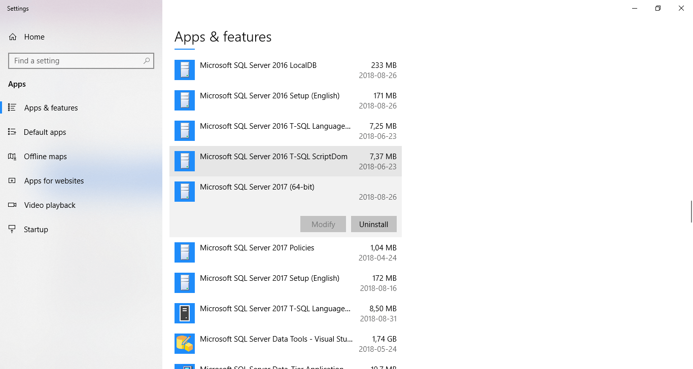 QuickQuestion: How to uninstall a SQL Server feature? - SQLTerritory.com