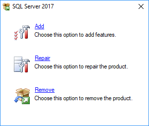 QuickQuestion: How to uninstall a SQL Server feature? - SQLTerritory.com