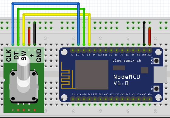 ESP8266 Peripherals: KY-040 Rotary Encoder – Squix – TechBlog