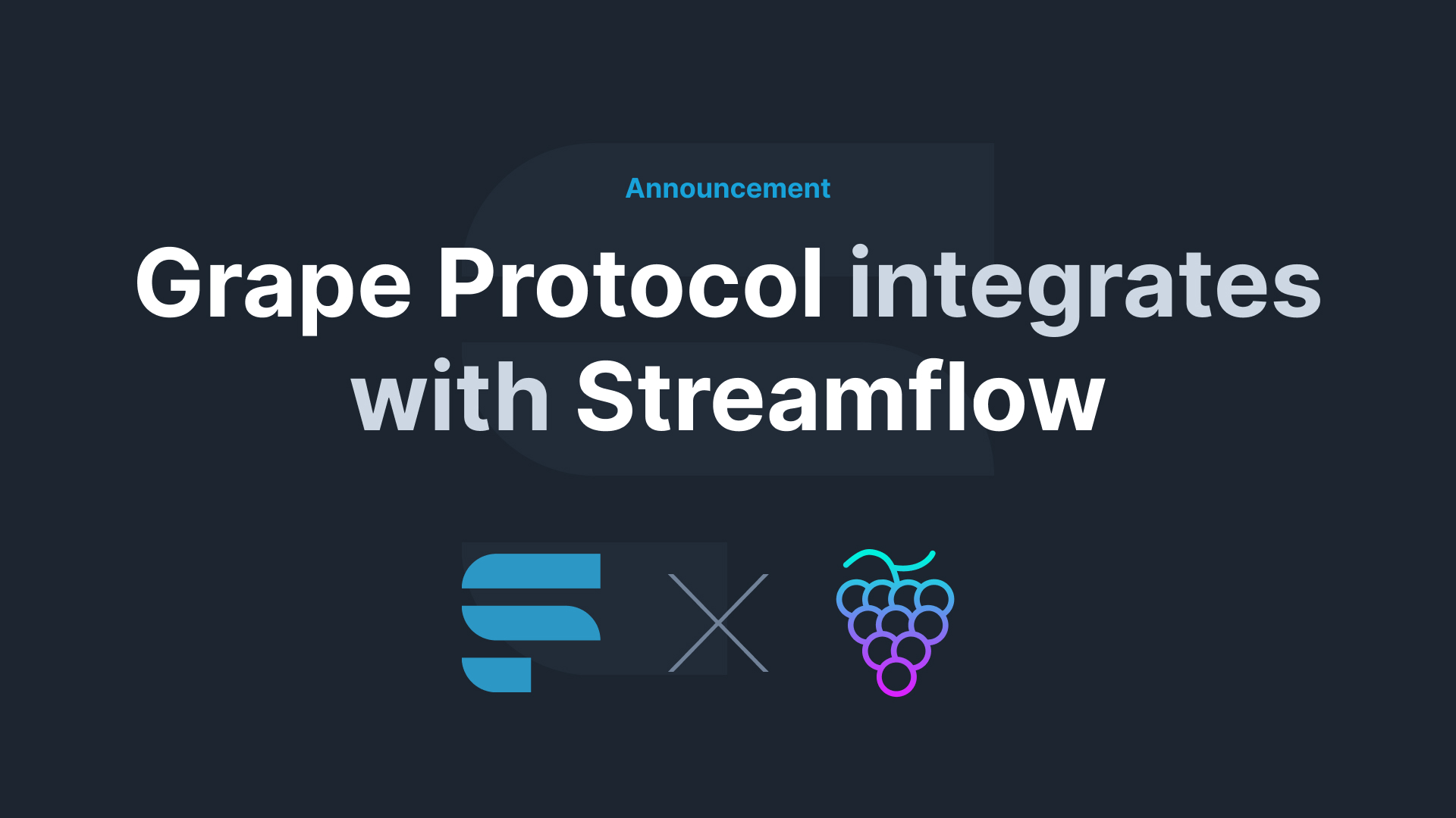 Grape Protocol Integrates with Streamflow to Bring Streaming Data to ...
