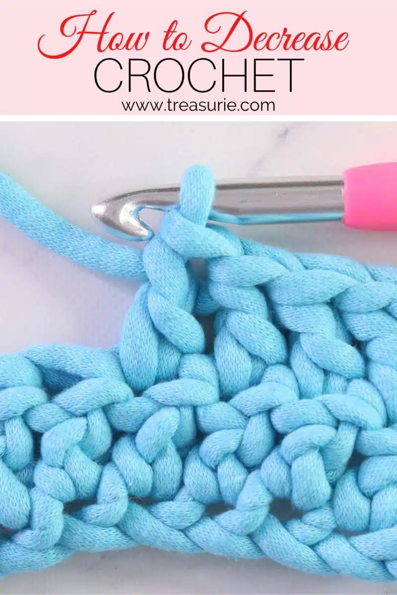 How To Decrease Crochet - Made Easy for Beginners | TREASURIE