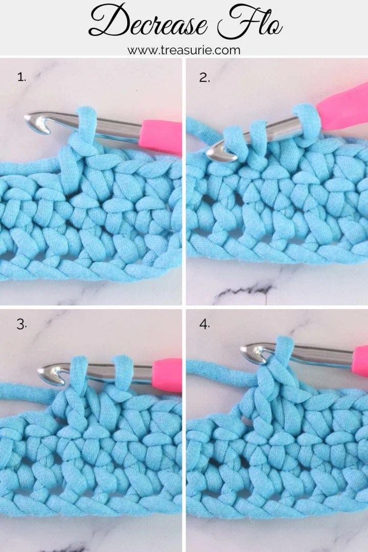 How To Decrease Crochet - Made Easy for Beginners | TREASURIE