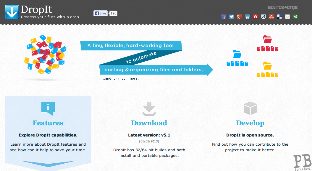 Automatisches sortieren von Dateien mit DropIt – Piets Blog