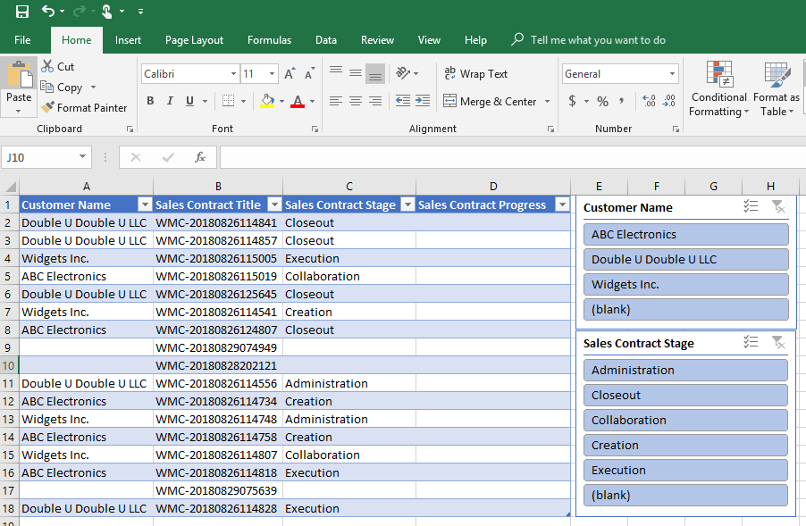 Excel Slicers and Conditional Formatting Reports in SharePoint - Westmorr Consulting
