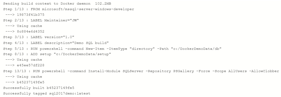Windows containers & SQL Server – Part 2 – Creating new images ...