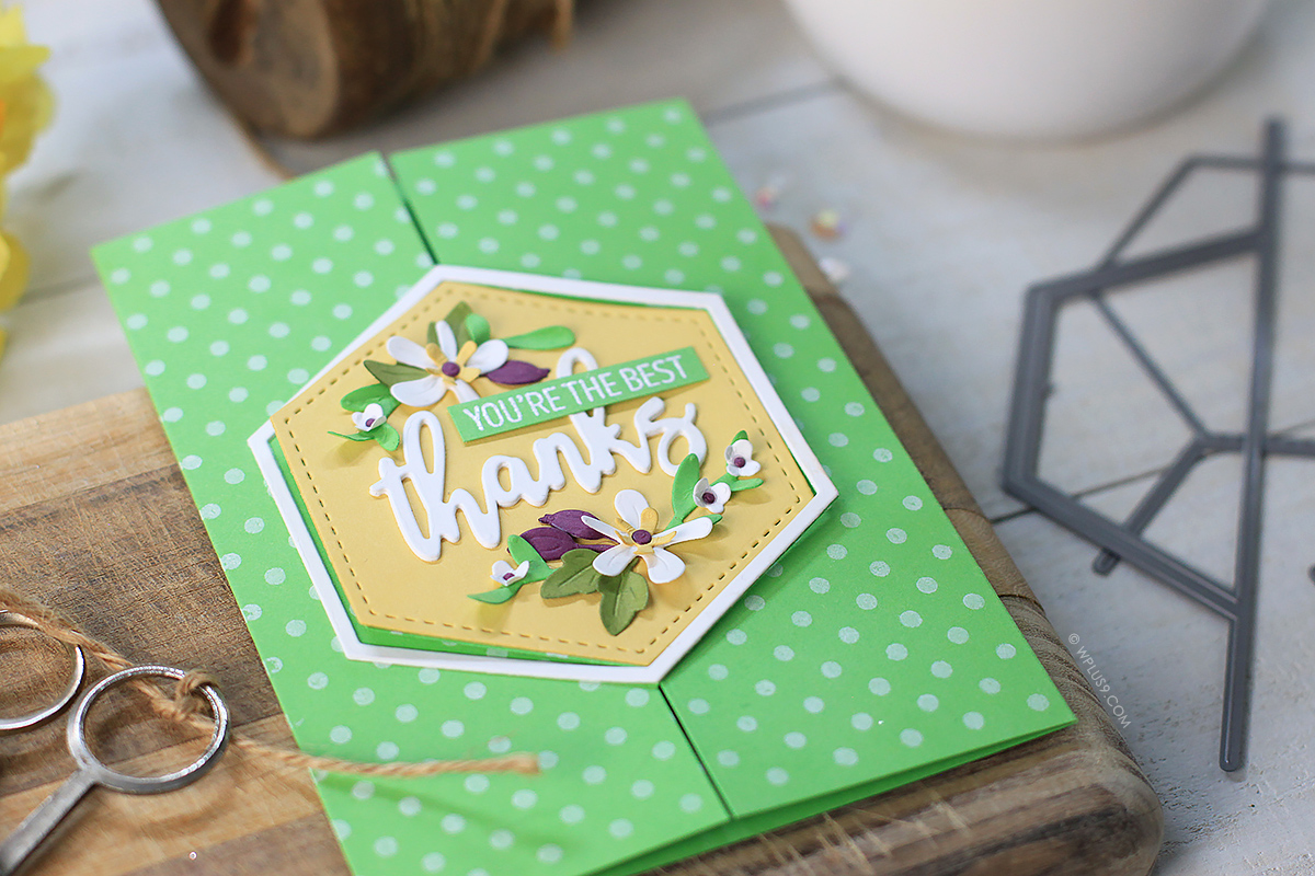 How To: Hexagon Gatefold Die – Wplus9 Design Blog