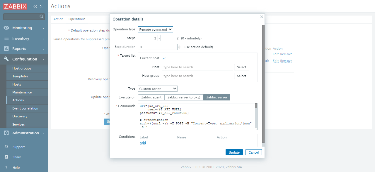 Close problem automatically via Zabbix API – Zabbix Blog