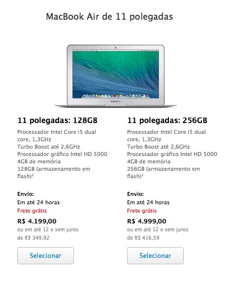 Como escolher um notebook Apple