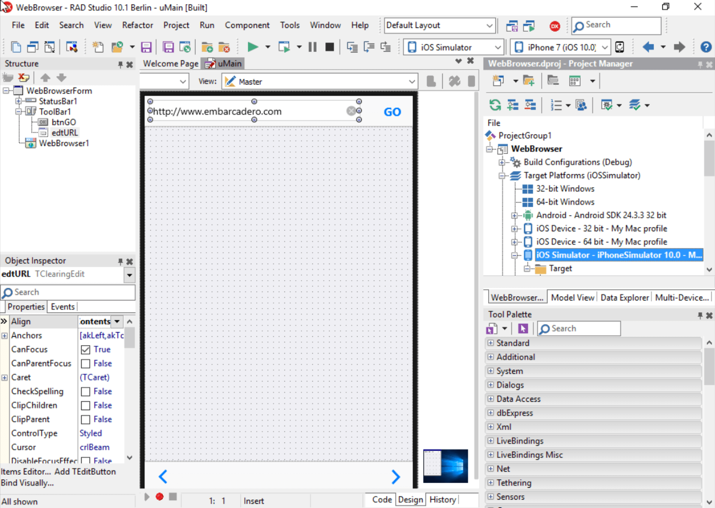 FullScreenIDE.png | Embarcadero RAD Studio, Delphi, & C++Builder Blogs