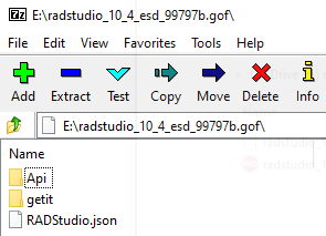 GOF-File-Contents.PNG | Embarcadero RAD Studio, Delphi, & C++Builder Blogs