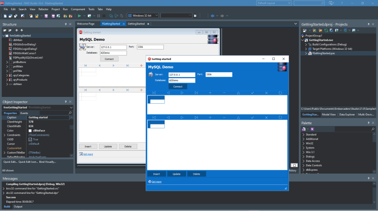 Learn A Quick Way To Connect To A Mysql Database With The Delphi Firedac Access Sample App
