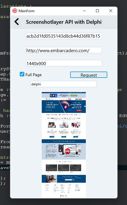 screenshotlayer-api-integration-with-Delphi-Firemonkey-6268713 | Embarcadero RAD Studio, Delphi ...