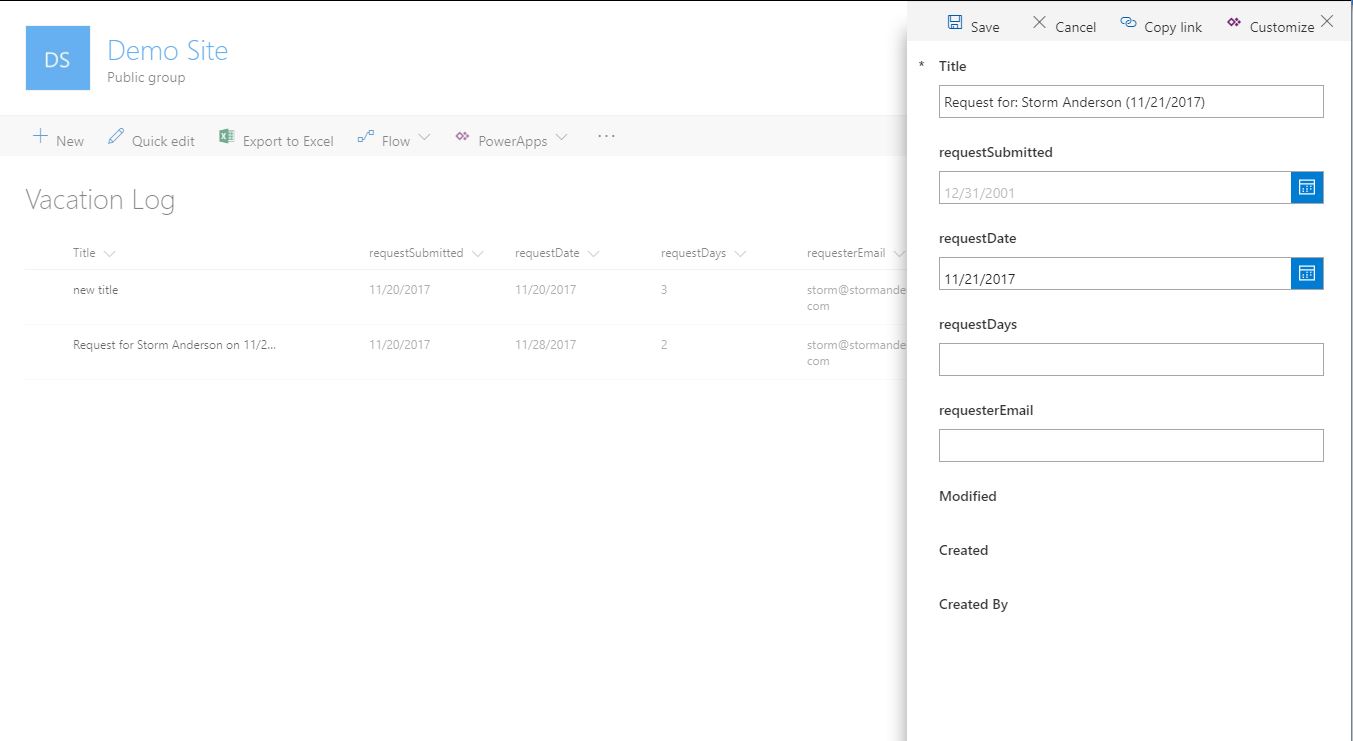 Customizing Your Sharepoint Form With Powerapps Is Live 0181