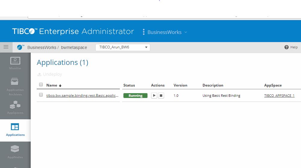 How to Deploy the EAR in TIBCO BW6