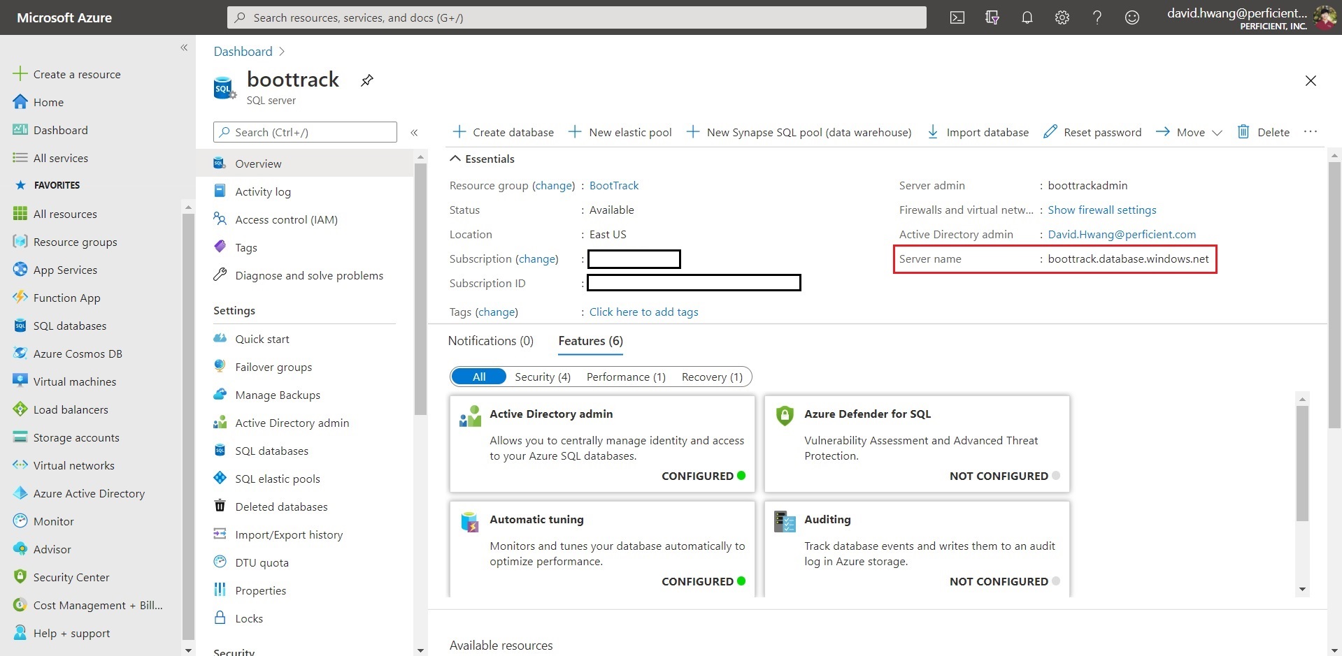 How To Deploy Your Local Sql Database On Azure Sql Perficient Blogs 7747