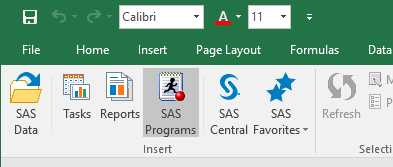 Create and run SAS code in SAS Add-In for Microsoft Office | PROC-X.com