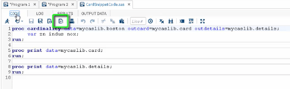 Using code snippets in SAS® Viya® | PROC-X.com
