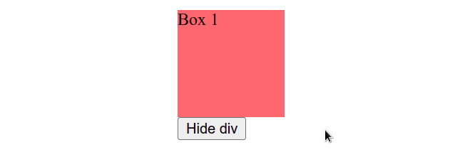 Hide/Show an Element by ID using JavaScript | bobbyhadz