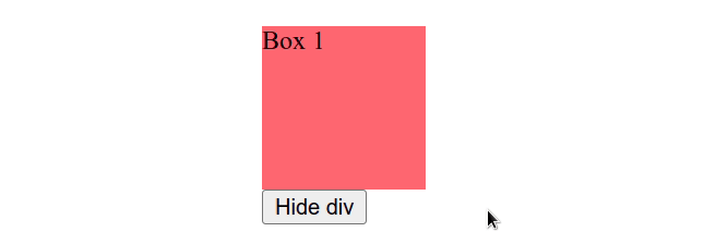 Hide/Show an Element by ID using JavaScript | bobbyhadz
