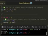 Referenceerror Cannot Access Before Initialization In Js Bobbyhadz
