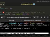 Typeerror Replace Is Not A Function In Javascript Bobbyhadz