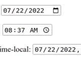Html Date Input Set Value