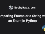 Comparing Enums Or A String With An Enum In Python Bobbyhadz