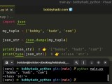 How To Convert A Tuple To Json In Python Bobbyhadz