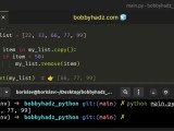 Remove Elements From A List While Iterating In Python Bobbyhadz