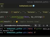 Join Multiple Strings With Possibly None Values In Python Bobbyhadz