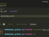 Printing Integers In Python
