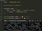 Python Print Named Variables