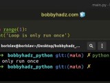 Run A Function Or A Loop Only Once In Python Bobbyhadz