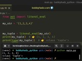 How To Convert A String To A Tuple In Python Bobbyhadz