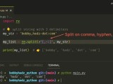 Split A String With Multiple Delimiters In Python Bobbyhadz